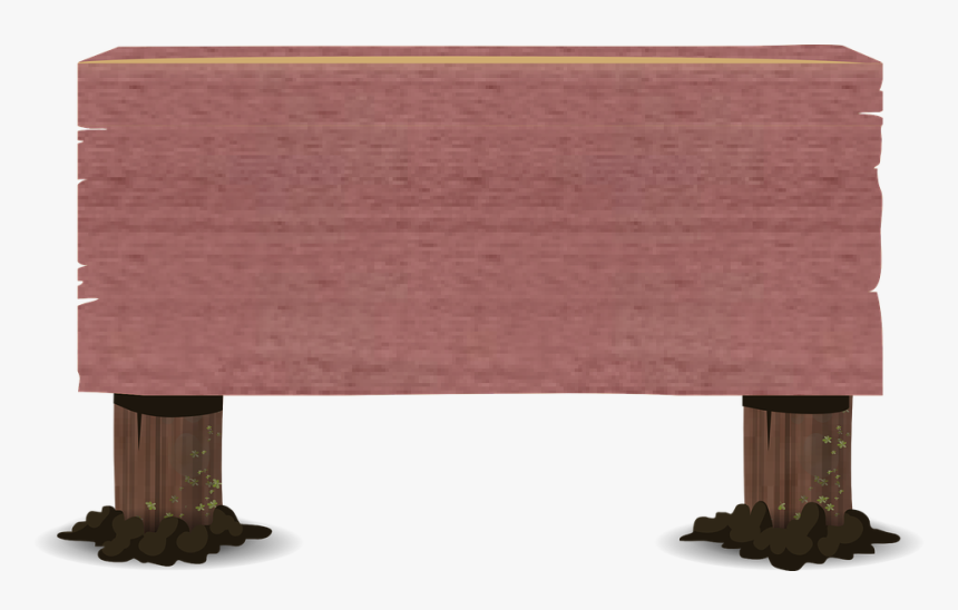 Sign Post, Signage, Wood, Wooden, Pink, Sign, Notice, HD Png Download ...