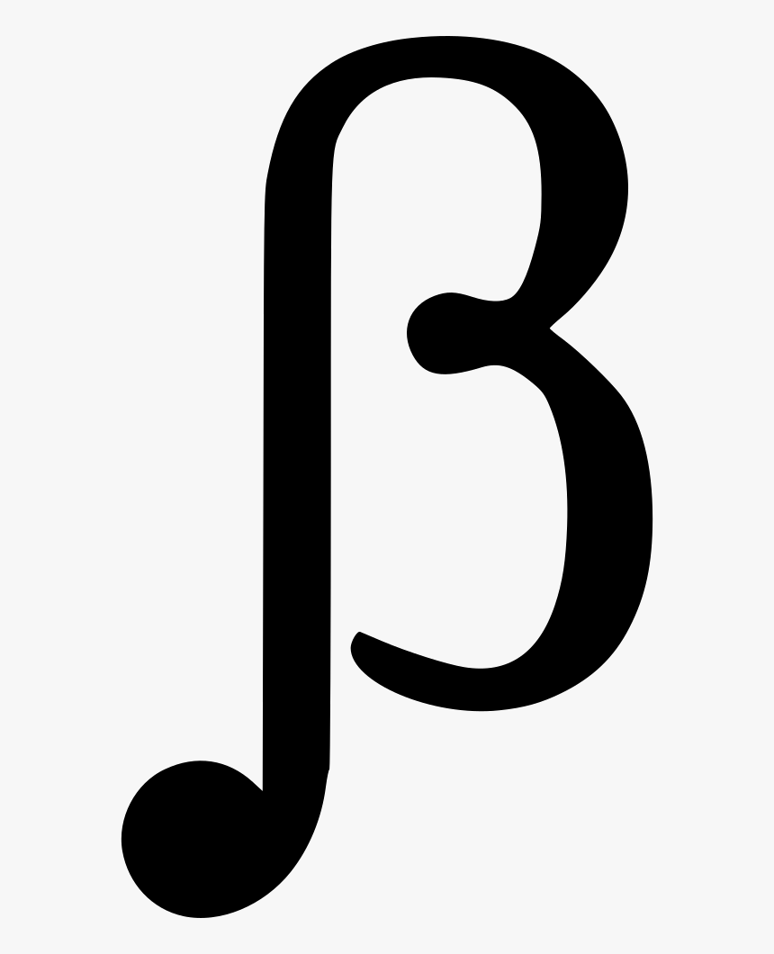 Beta Greek Alphabet Math Geometry - Greek Beta Icon, HD Png Download ...