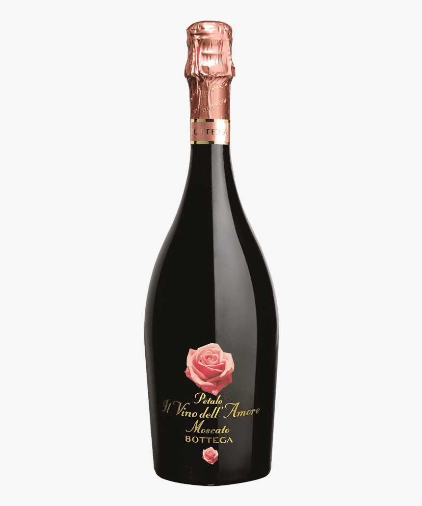 Moscato Wine With Rose On Bottle, HD Png Download , Transparent Png ...