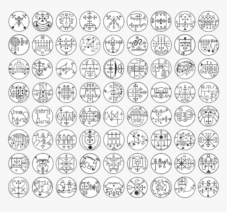 Lesser Key Of Solomon Sigils, HD Png Download , Transparent Png Image - PNGitem