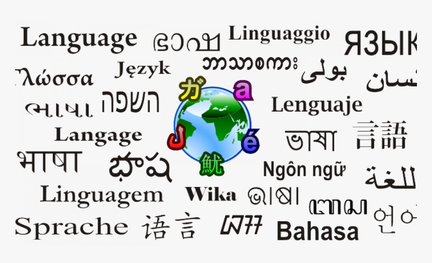 Language In Many Languages, HD Png Download , Transparent Png Image ...