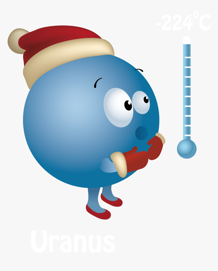 Cold Cartoon Thermometer