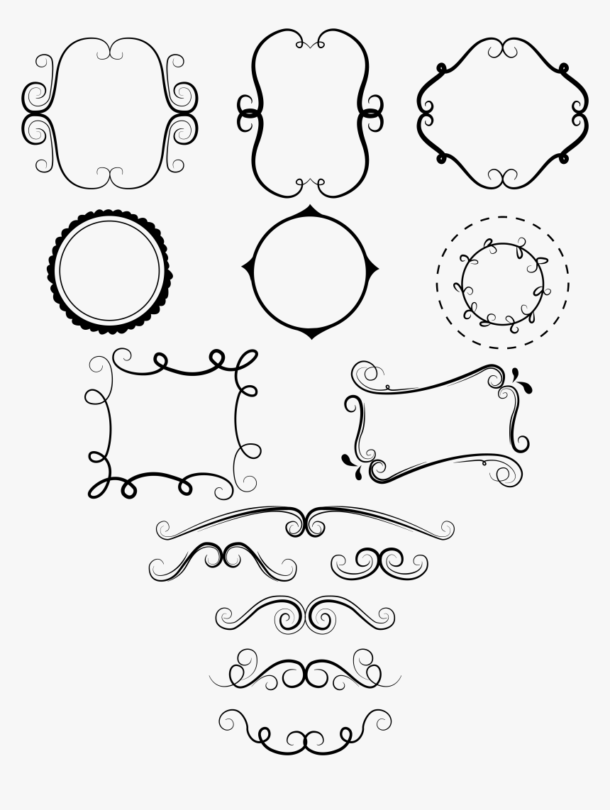 Transparent Line Borders Png - Drawing, Png Download , Transparent Png ...