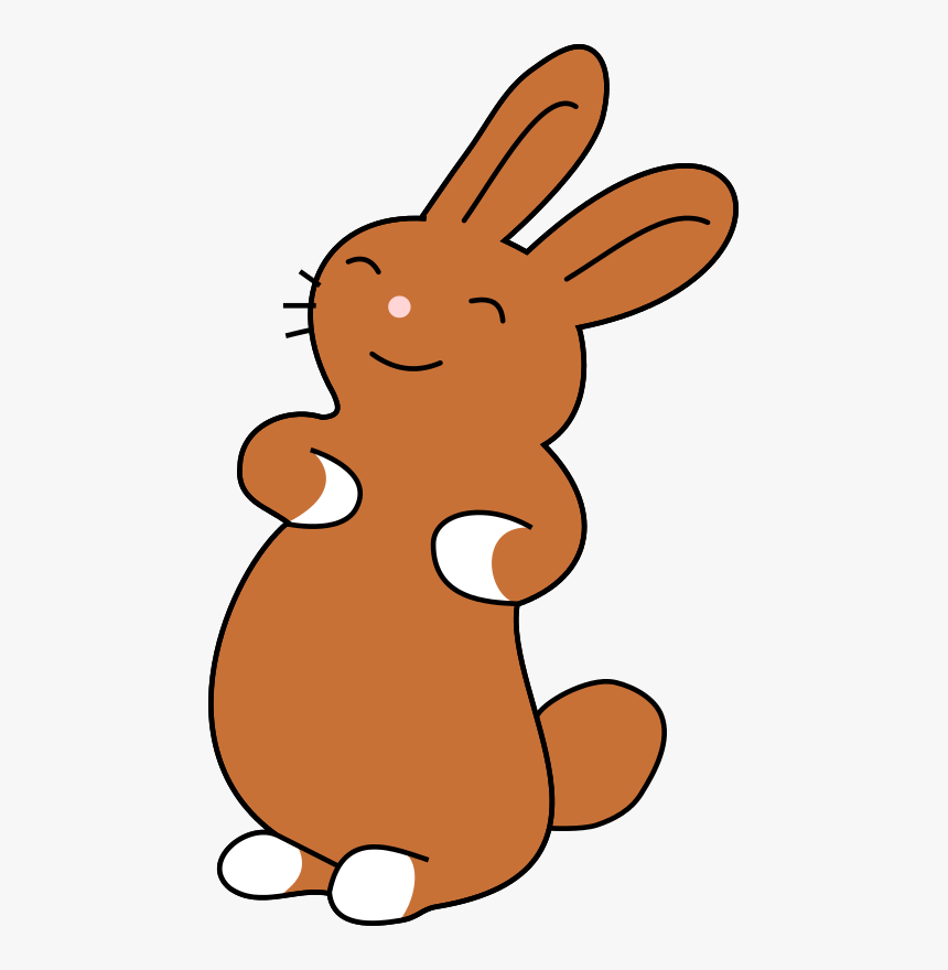 Cute Brown Bunny Clipart Free - Transparent Background Cute Bunny ...