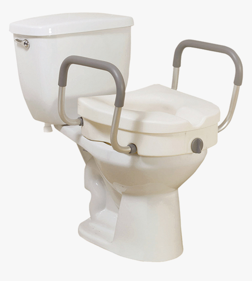 Probasics Raised Toilet Seat With Lock And Arms - Ot Raised Toilet Seat ...