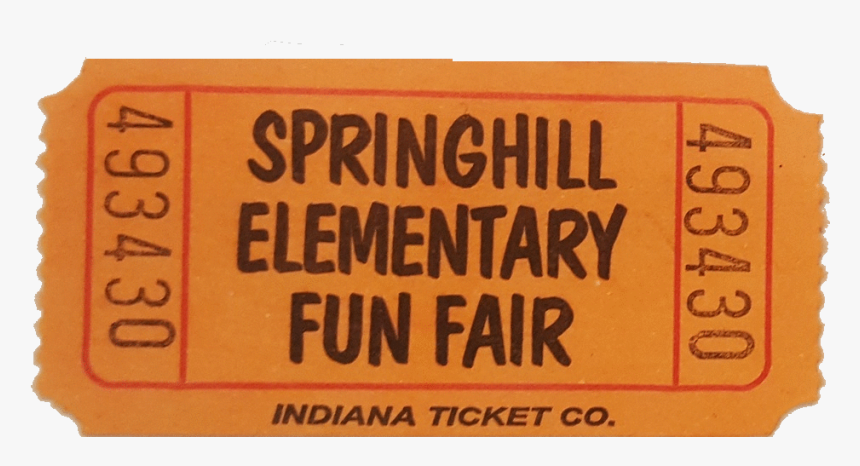 Fun Fair Ticket Stub - Signage, HD Png Download , Transparent Png Image ...