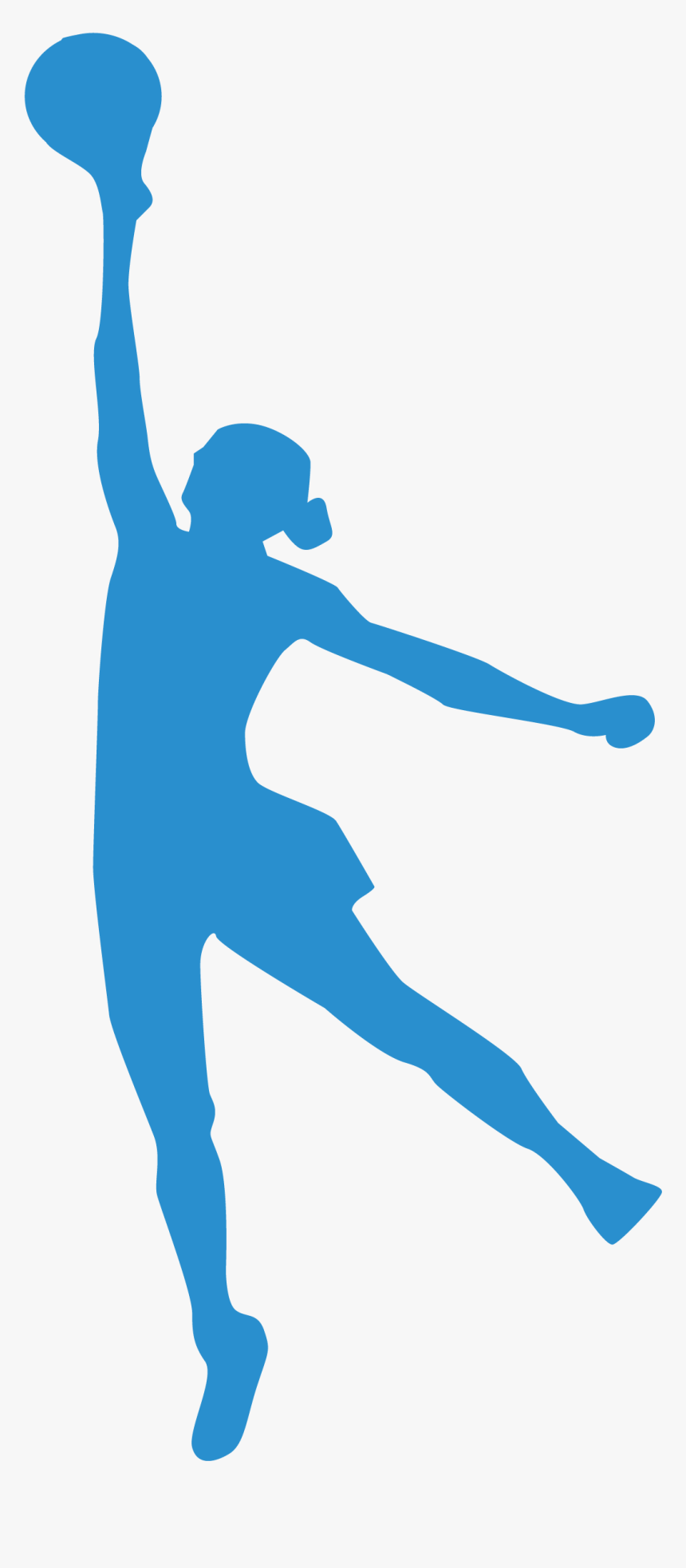 Netball Silhouette, HD Png Download , Transparent Png Image - PNGitem
