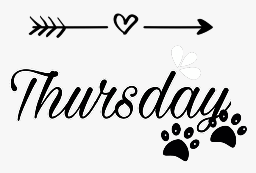 Thursday - Calligraphy, HD Png Download , Transparent Png Image - PNGitem