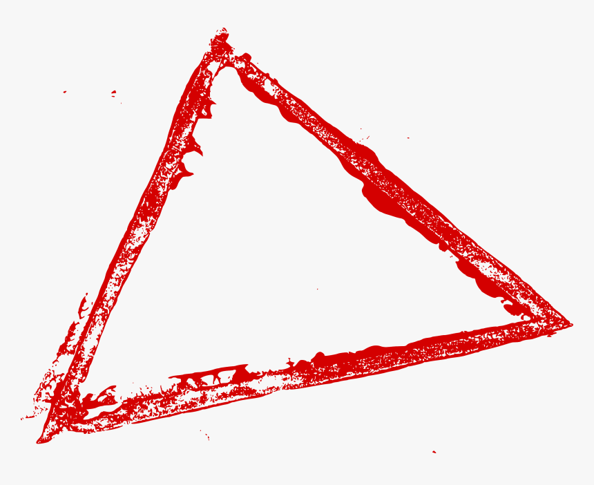Red Triangle Outline