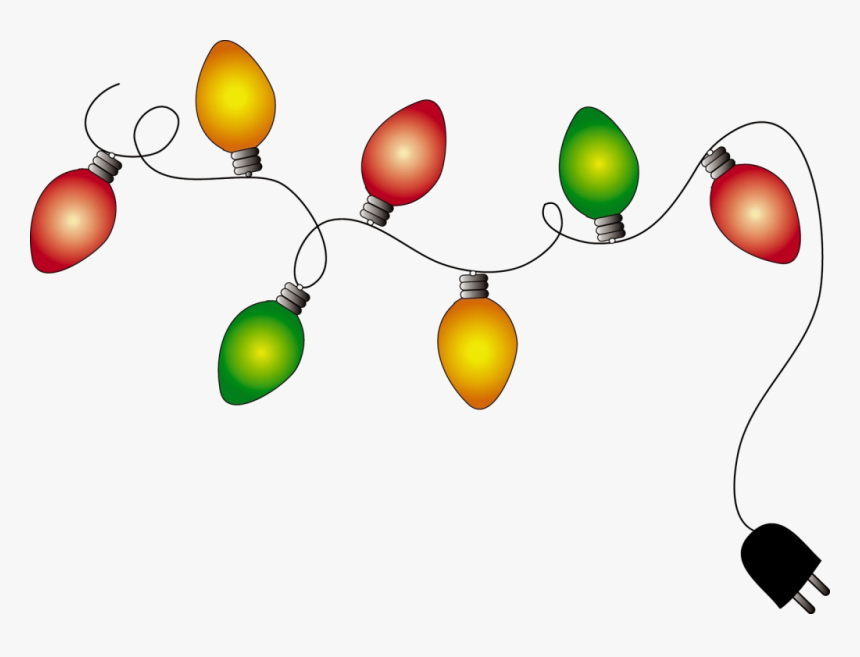 Xmas Lights Png Pic1 - Christmas Tree Lights Clipart, Transparent Png ...