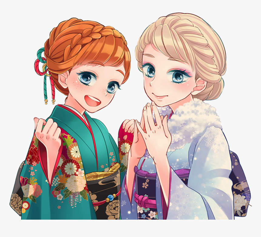 Elsa And Anna Chinese, HD Png Download , Transparent Png Image - PNGitem