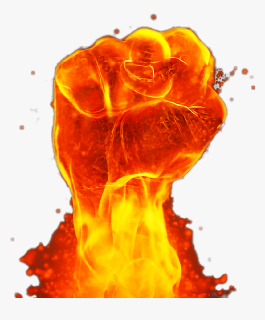 #hand , #fire , #freetoedit - Hand Of Fire Png, Transparent Png ...
