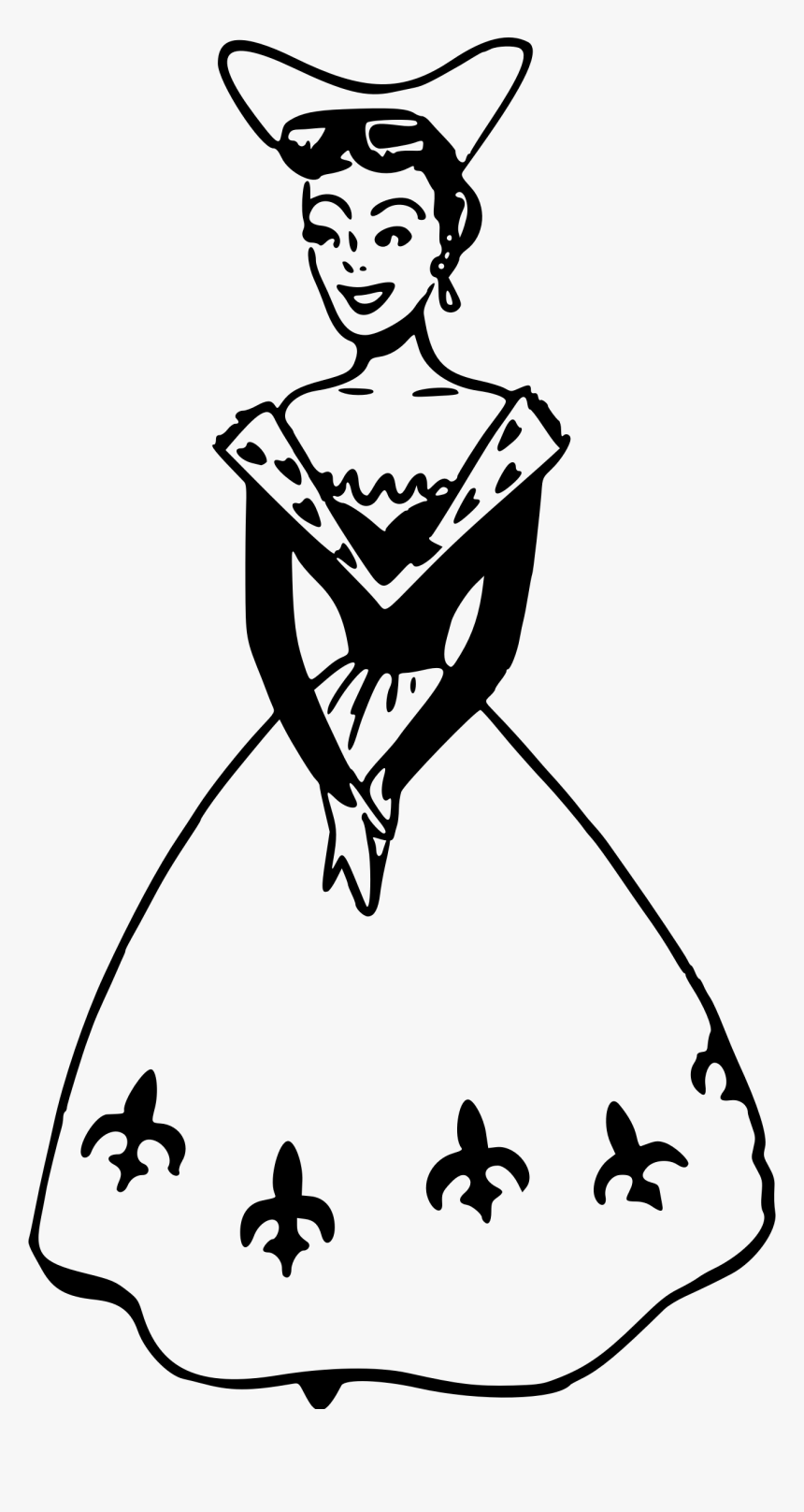 Open Book Clip Art Medieval - Maiden Clipart Black And White, HD Png ...