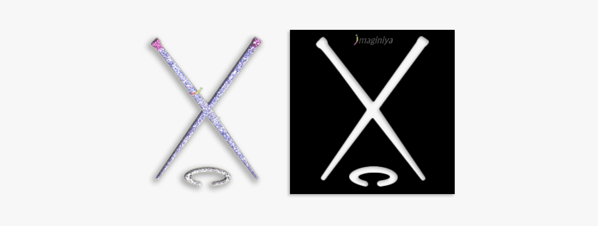 Ringette Stencil - Triangle, HD Png Download , Transparent Png Image ...