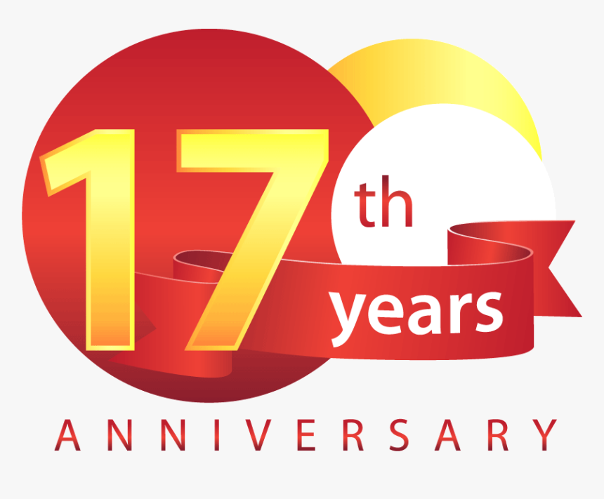 17th 17th Anniversary Clip Art HD Png Download Transparent Png 