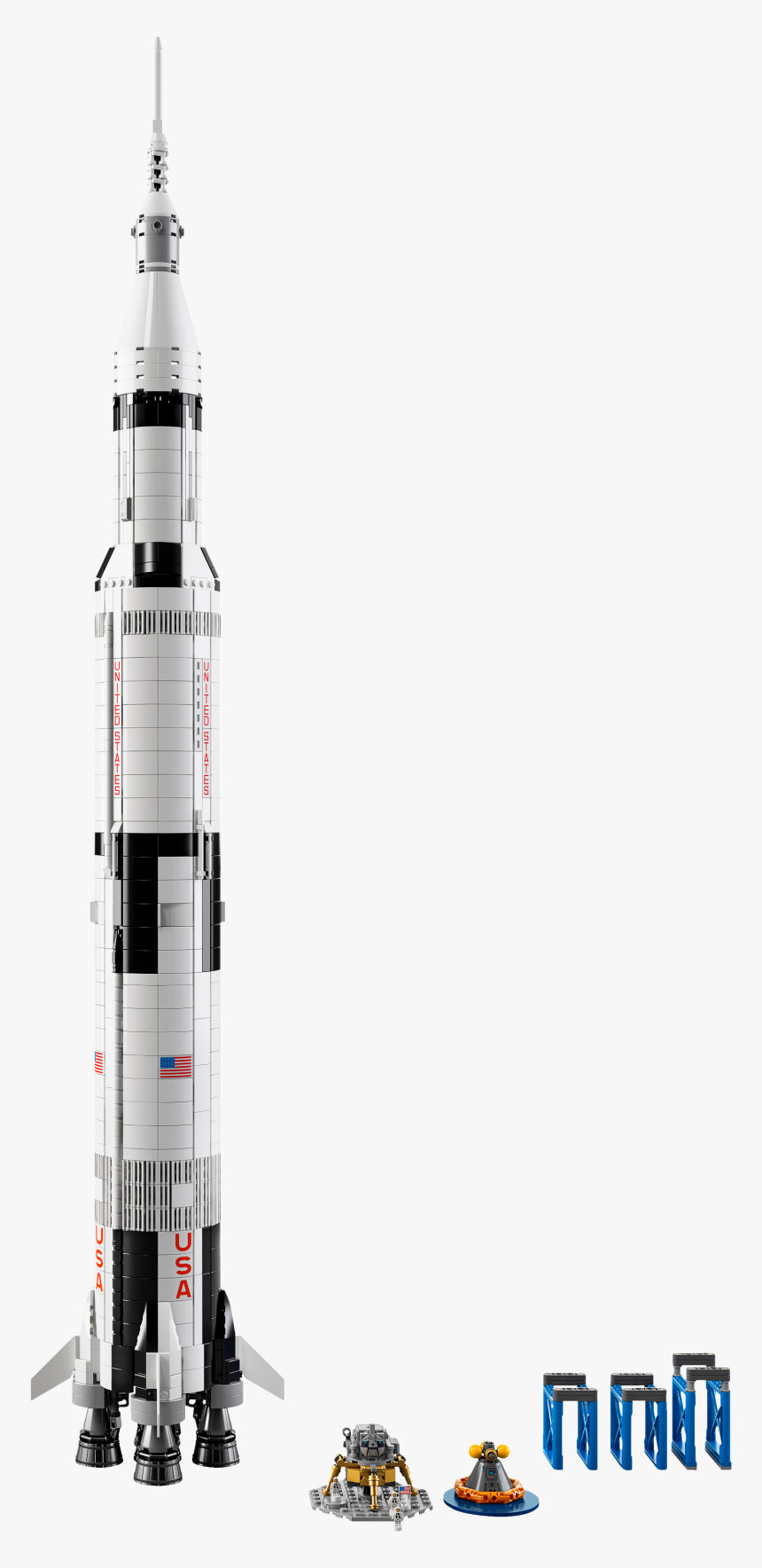 Saturn Rocket Png - Lego Apollo Saturn V, Transparent Png , Transparent ...