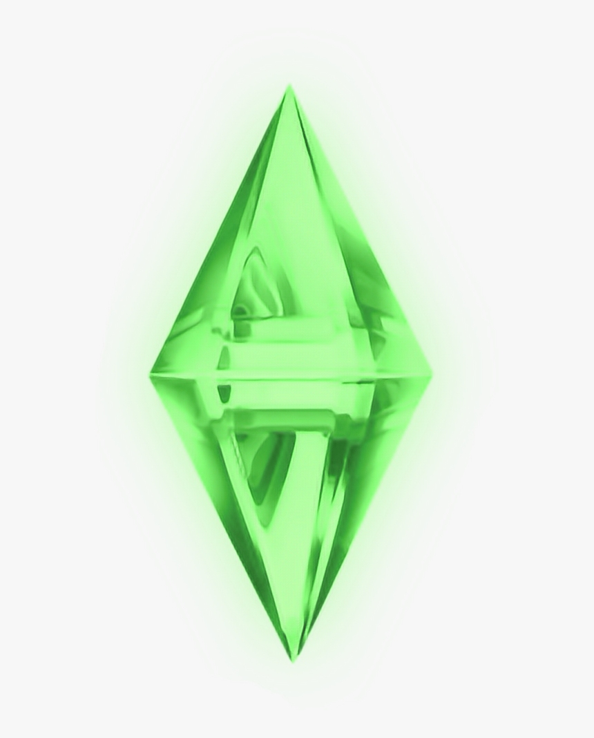 #sims #diamante #verde #aureola - Sims, HD Png Download , Transparent ...