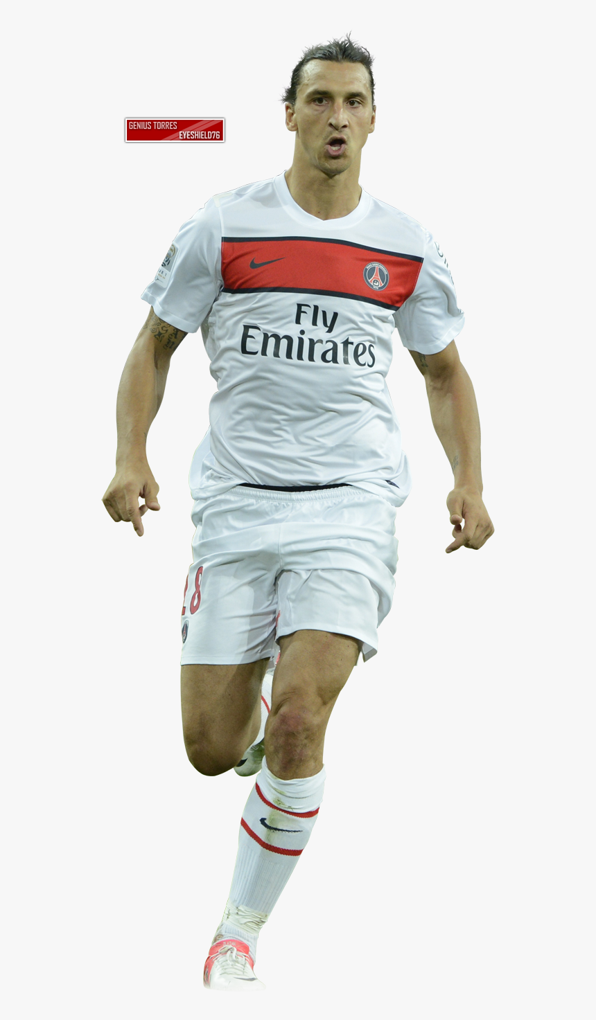 Zlatan Ibrahimovic render - Arsenal, HD Png Download , Transparent Png ...