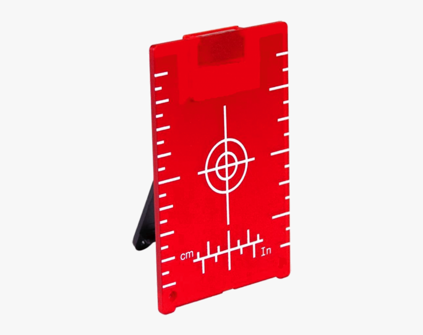 Red Target Plate - Bosch Laser Target Cards, HD Png Download ...