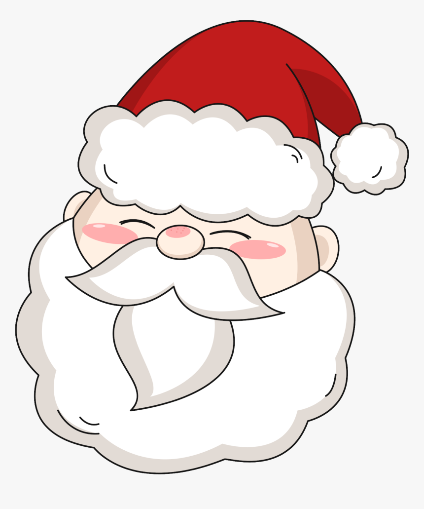 Santa Claus Head Vector Png, Transparent Png , Transparent Png Image ...