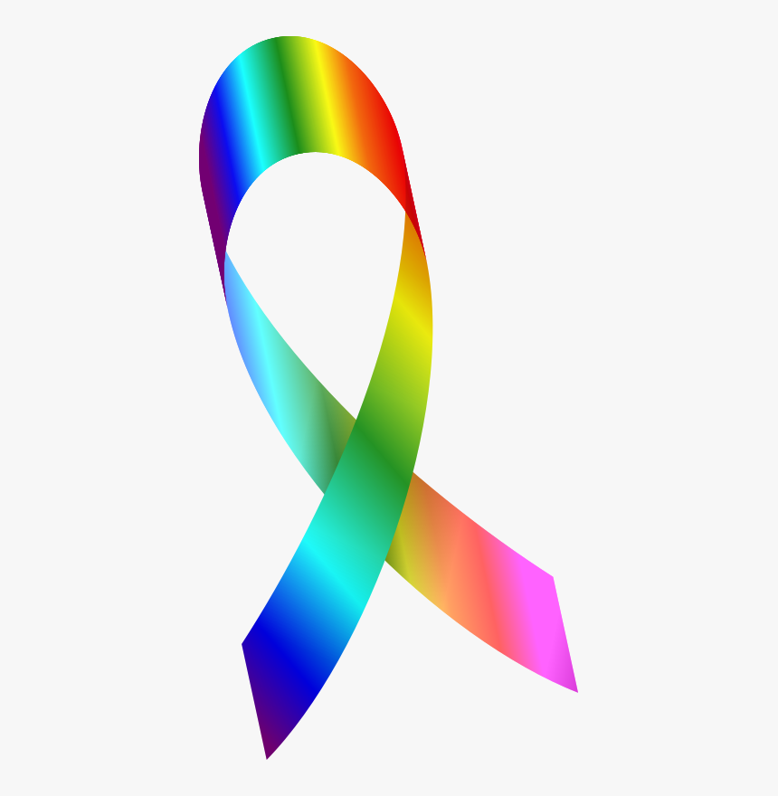 Lgbt Ribbon Faixa Vetor Svg - Lgbt, HD Png Download , Transparent Png ...