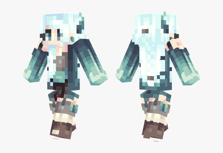 Ocean Dusk Minecraft Skin, HD Png Download , Transparent Png Image ...