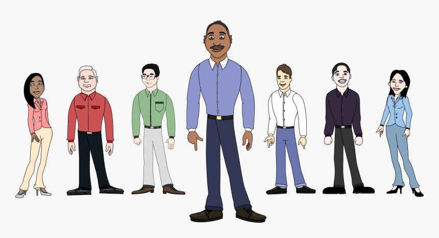 Clip Art Character Background - Model Sheet, HD Png Download ...