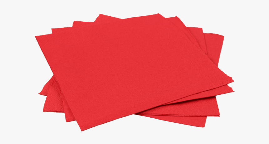 Napkin, Paper, 2-ply, 33x33cm, Red - Construction Paper, HD Png ...