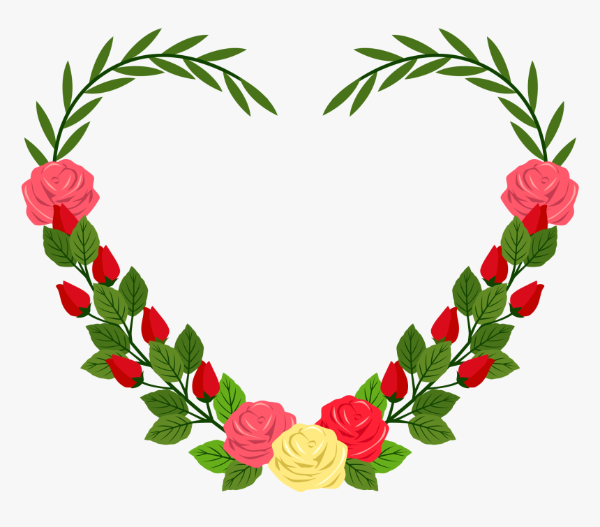 Flower Heart Png - Rose, Transparent Png , Transparent Png Image - PNGitem