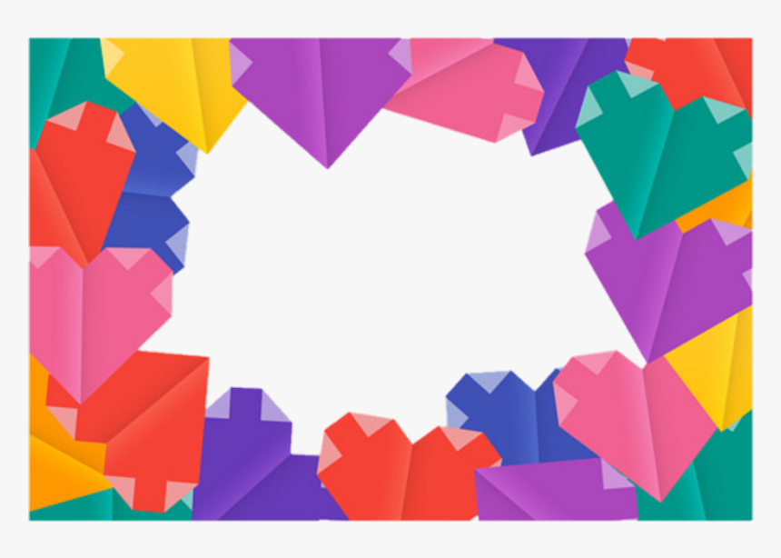 #hearts #heart #frames #frame #borders #border #colorful - Graphic ...