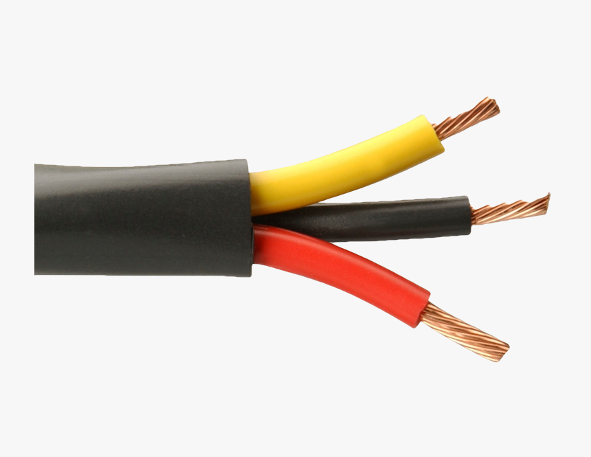 Transparent Wires Broken - 6mm 3 Core Cable, HD Png Download ...