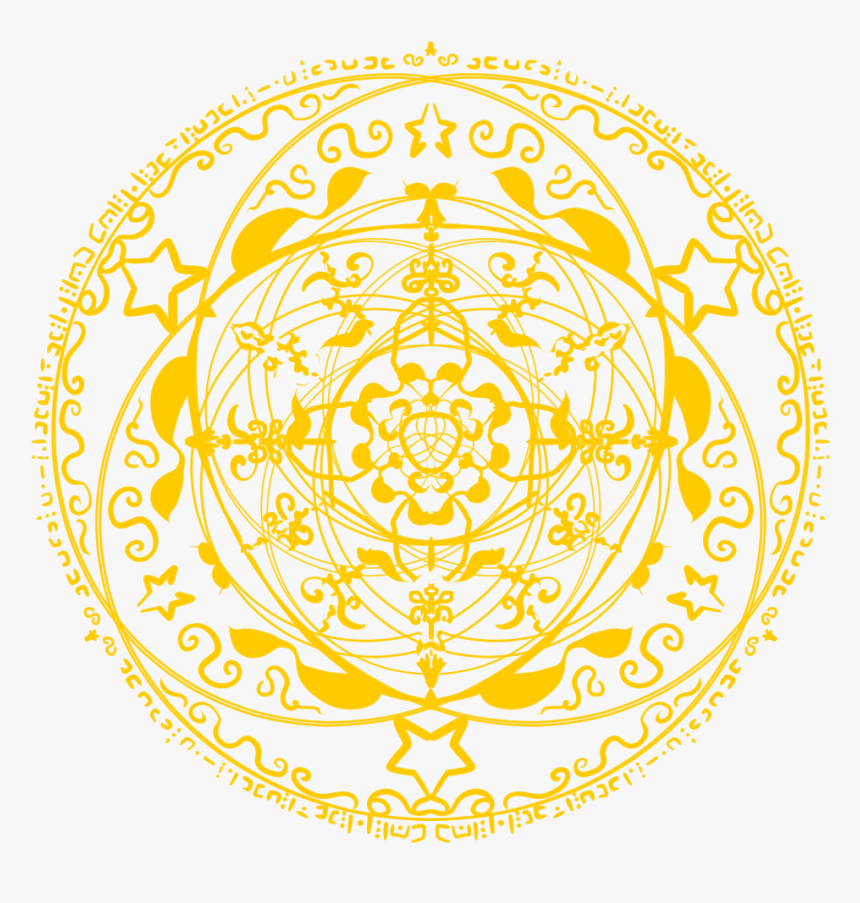 Svg Free Library Art Drawing Transprent Png - Yellow Magic Circle Png ...