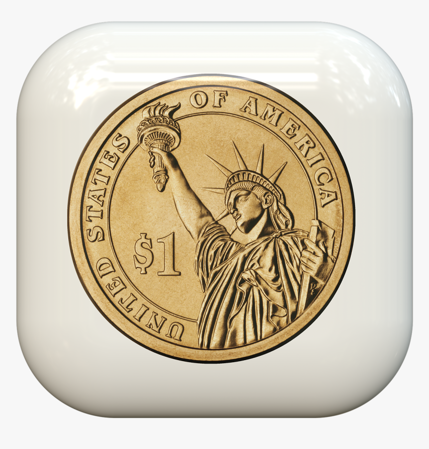 1 Dollar Coin Us, HD Png Download , Transparent Png Image - PNGitem