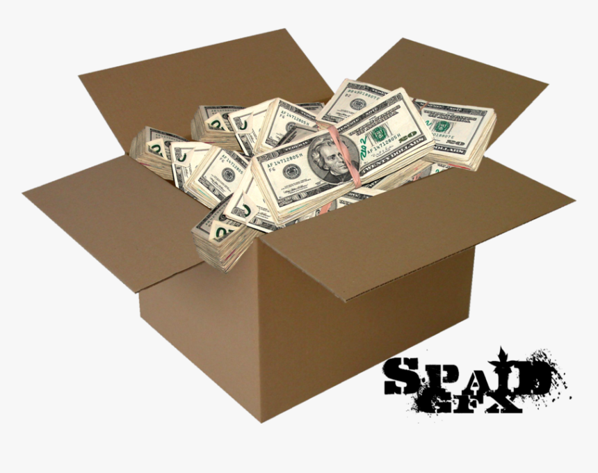 Box Full Of Money, HD Png Download , Transparent Png Image - PNGitem