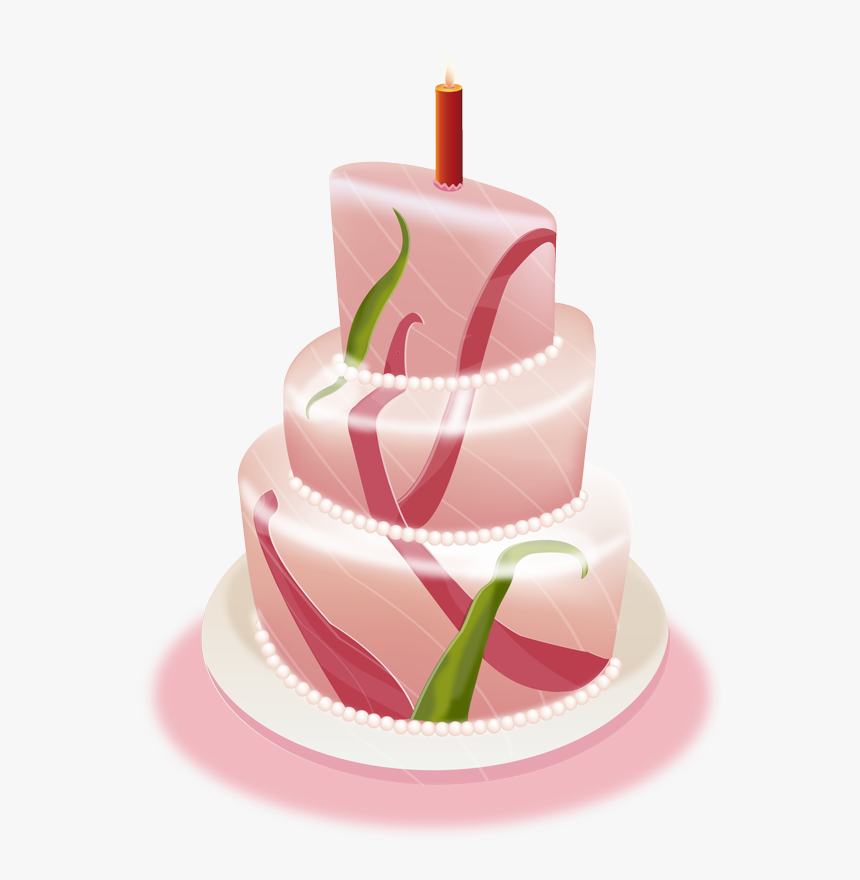 Transparent Cake Batter Clipart - Happy Birthday Cake For Logo, HD Png ...