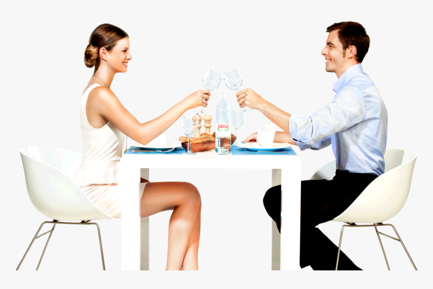 People Sitting At Table Png - Eating At Table Png, Transparent Png ...