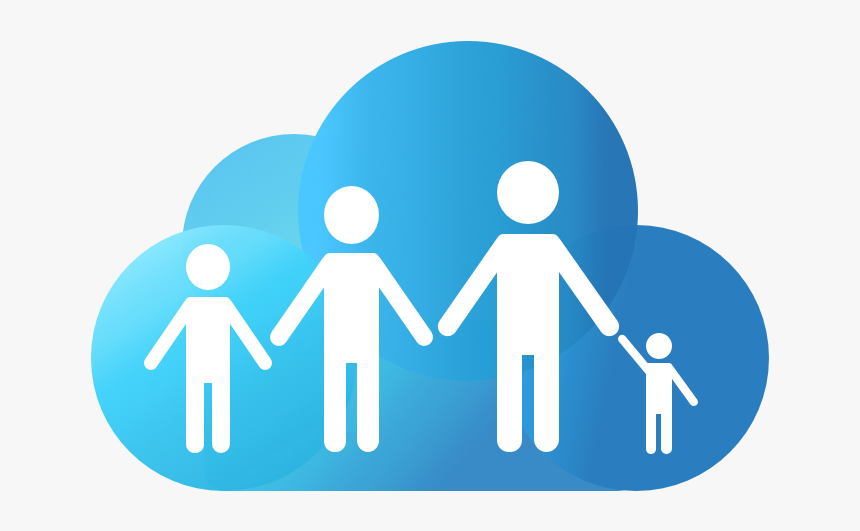 Family Share Logo - Icloud Family Sharing Icon, HD Png Download ...