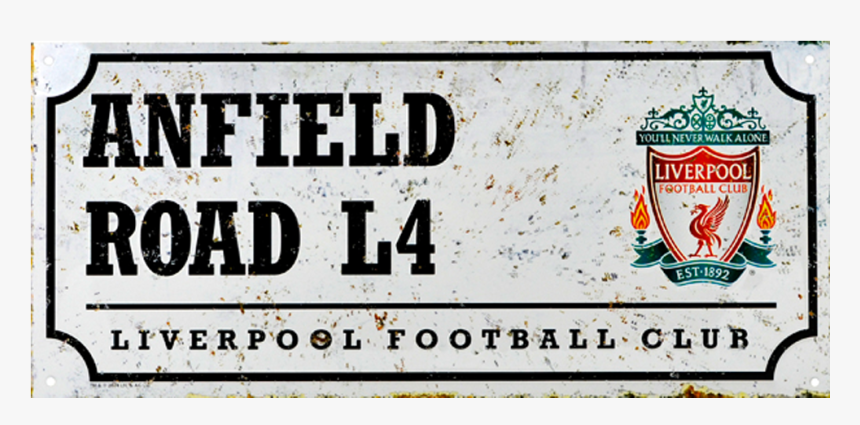 Liverpool Retro Street Sign Title Liverpool Retro - Liverpool Fc, HD ...