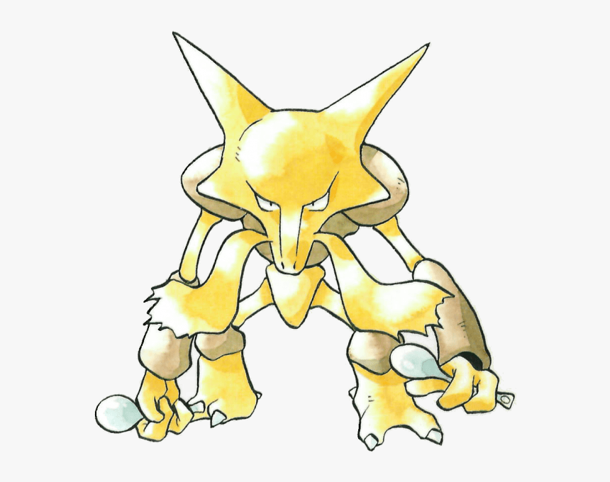 Alakazam Original Art, HD Png Download , Transparent Png Image - PNGitem