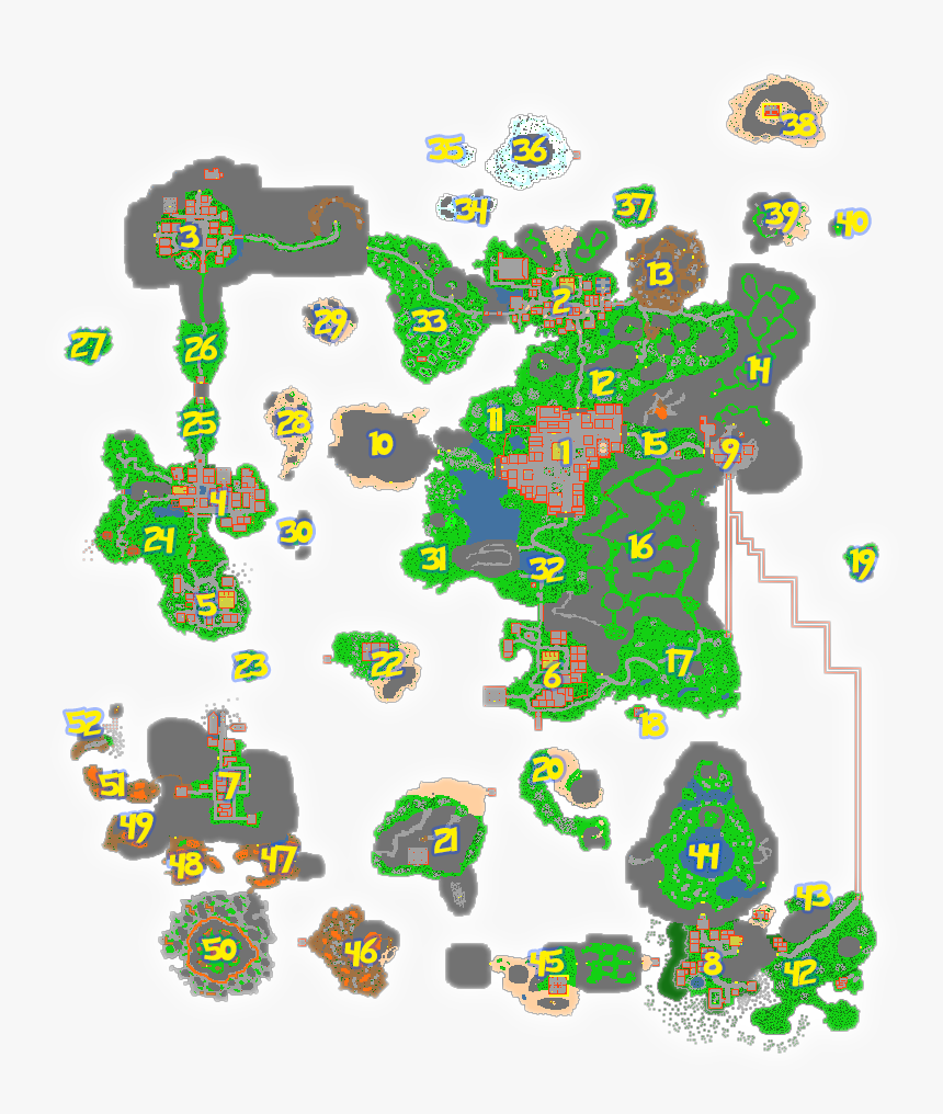 Mapa De Kanto Otpokemon, HD Png Download , Transparent Png Image - PNGitem