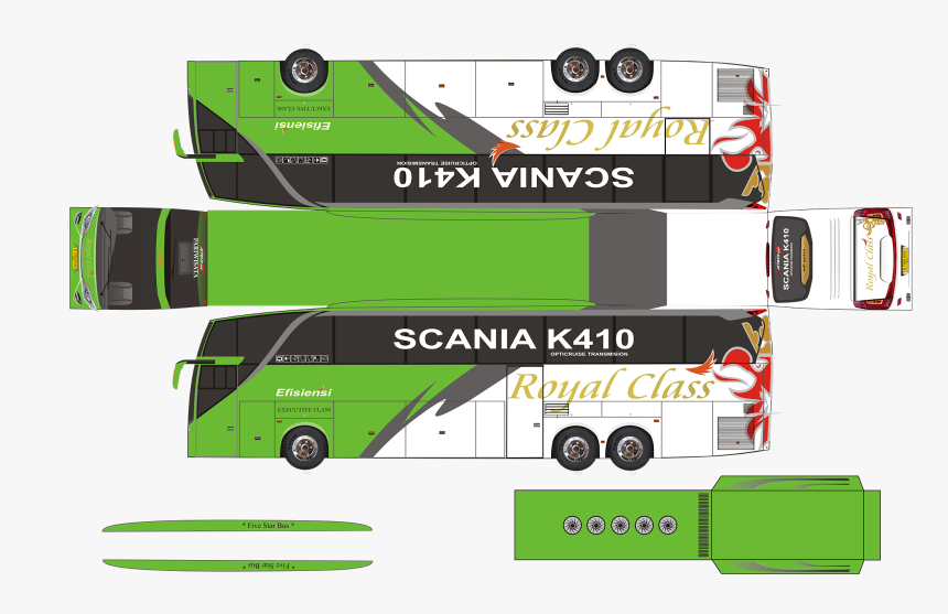 Scania Touring Model Paper, HD Png Download , Transparent Png Image ...