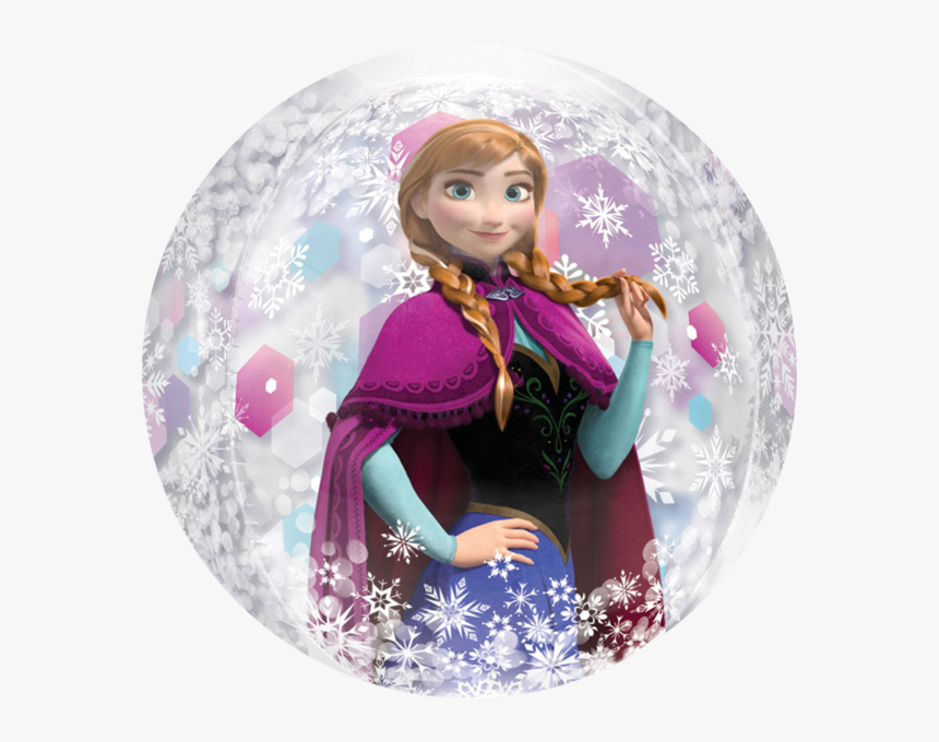 Frozen Elsa & Ana Bubble Balloon - Globos Transparente De Helio Frozen ...