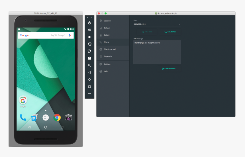 Android Emulator Hide Sidebar, HD Png Download , Transparent Png Image - PNGitem