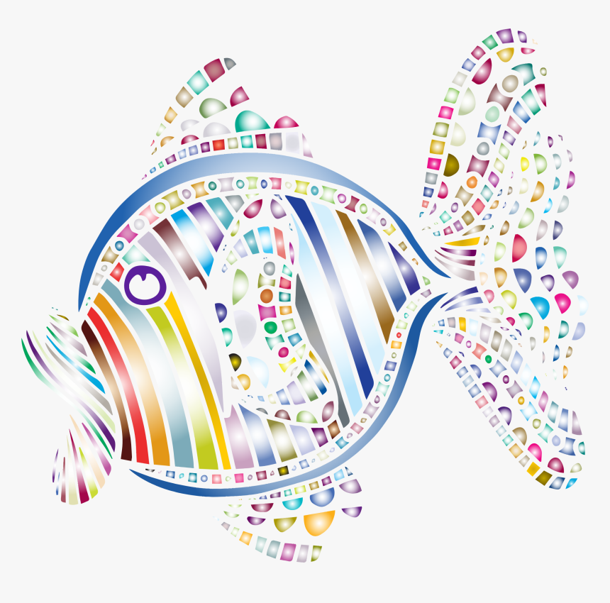 Abstract Colorful Fish 5 Clip Arts, HD Png Download , Transparent Png ...