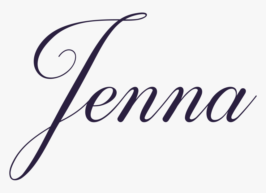 Name Jenna In Calligraphy, HD Png Download , Transparent Png Image ...