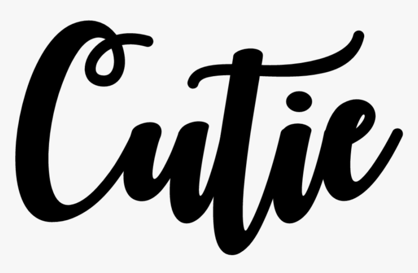 #cutie #word #calligraphy #calligraphyfonts #dailysticker - Cutie Word ...