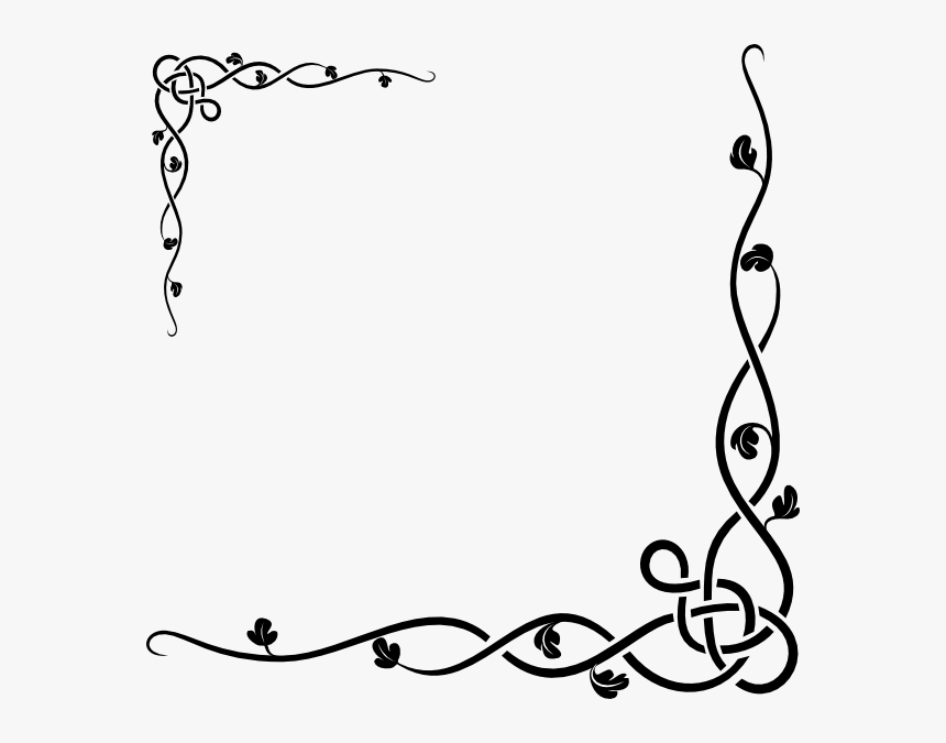 Clipart Library Stock Same Clip Art At - Bottom Right Corner Border, HD ...