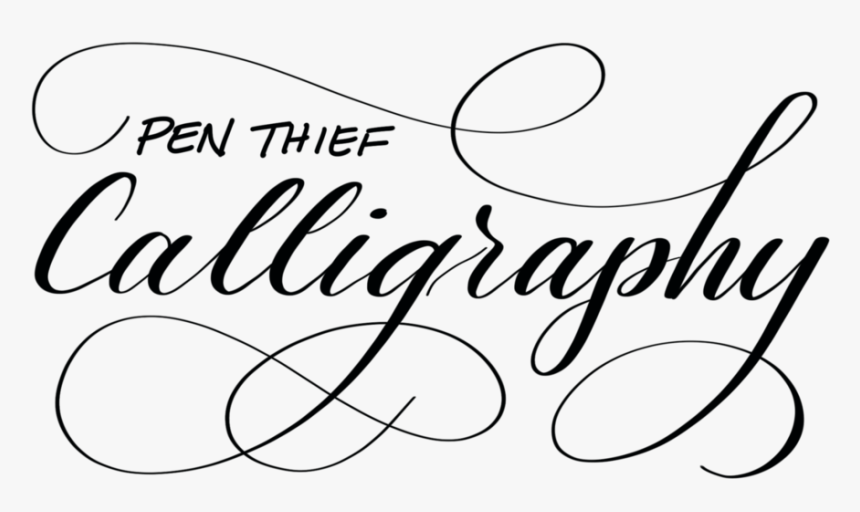 Penthiefcalligraphy Bwlogo - Calligraphy, HD Png Download , Transparent ...