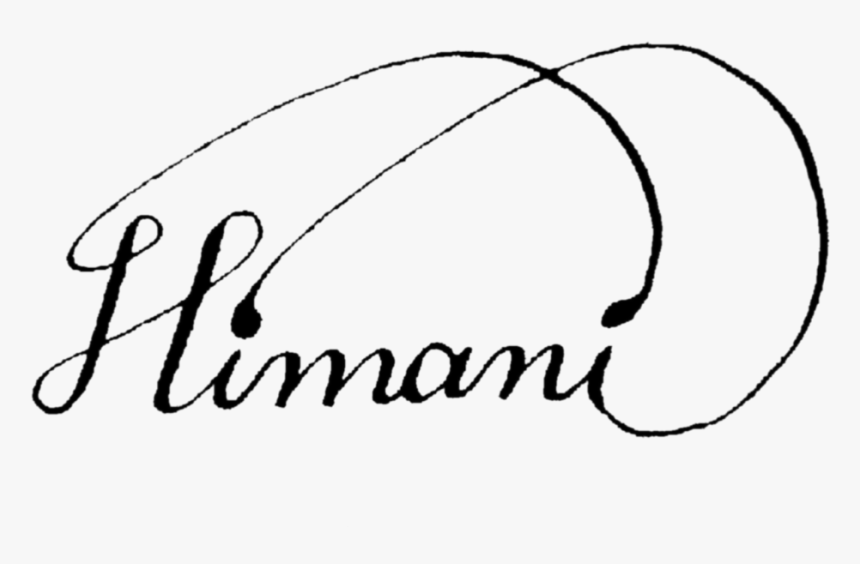 Write Himani In Calligraphy, HD Png Download , Transparent Png Image ...