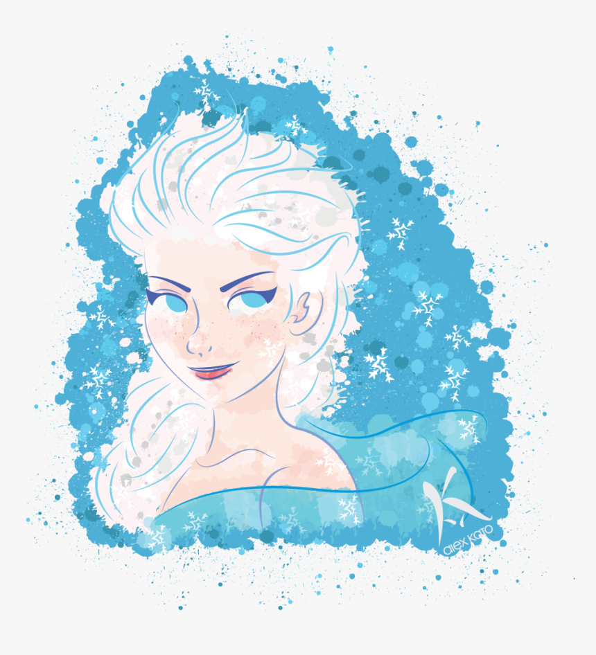 Elsa - Illustration, HD Png Download , Transparent Png Image - PNGitem
